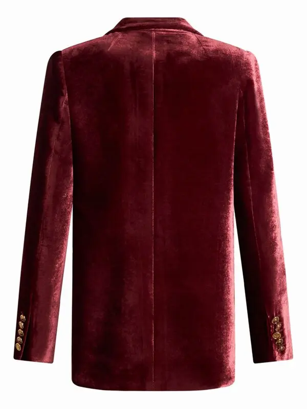 Etro Velvet Single-breasted Blazer Jacket