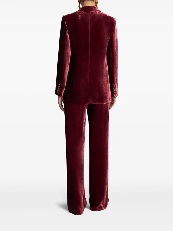 Etro Velvet Single-breasted Blazer Jacket