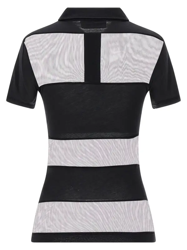 Coperni Sheer Striped’ Polo Shirt