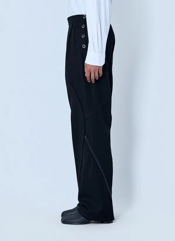 KIKO KOSTADINOV High-waisted Pleated Trousers