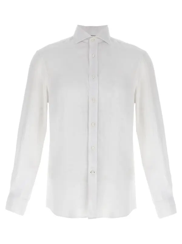 Brunello Cucinelli Linen Shirt - White