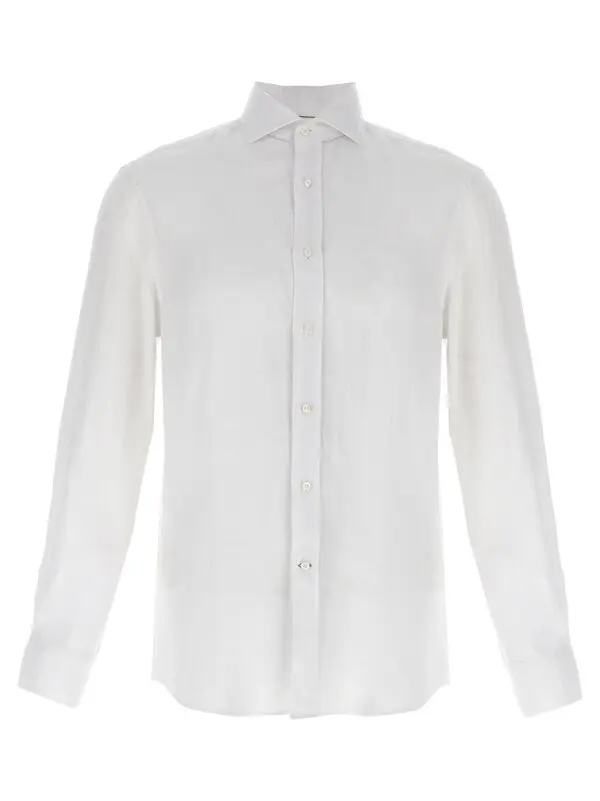 Brunello Cucinelli Linen Shirt - White