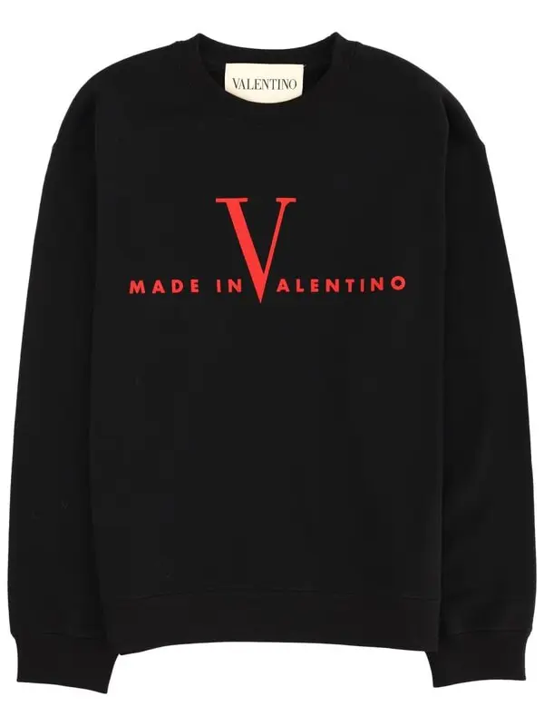 Valentino Garavani Made In Valentine Sweatshirt - Black