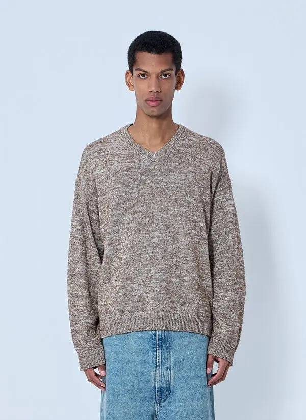 MAISON MARGIELA V-neck Knit Sweater