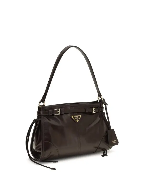 Prada Small Bonnie Handbag In Leather