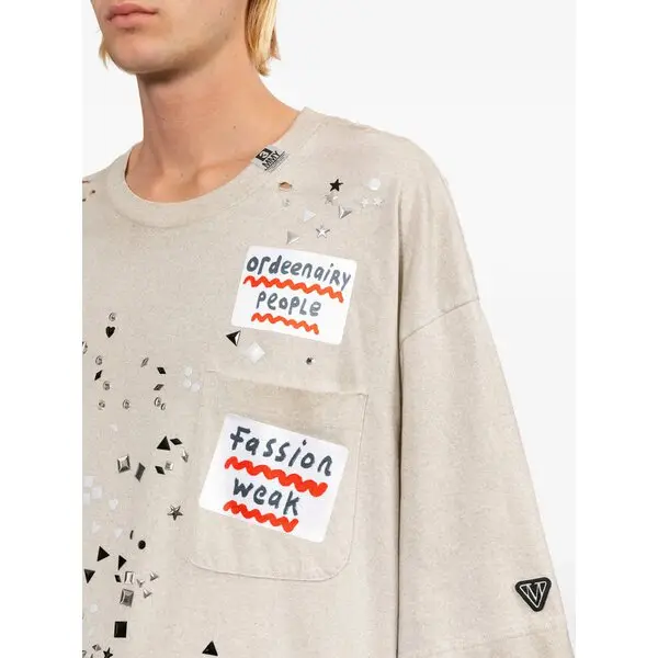Mihara Yasuhiro Neutrals T-shirts & Vests T-shirts
