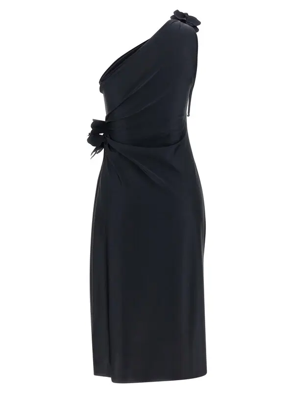 Coperni Asymmetric Mini Flower' Dress