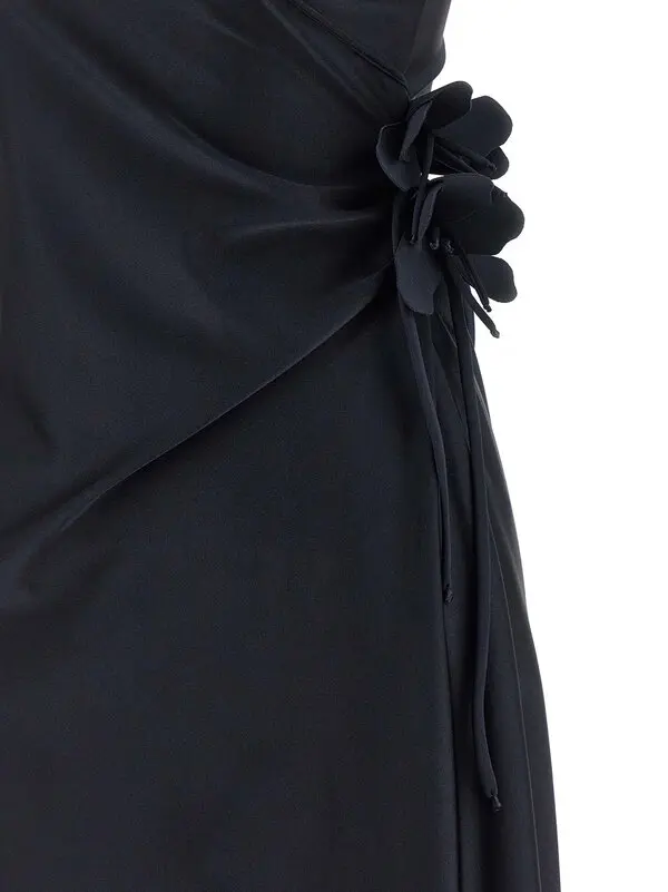 Coperni Asymmetric Mini Flower' Dress