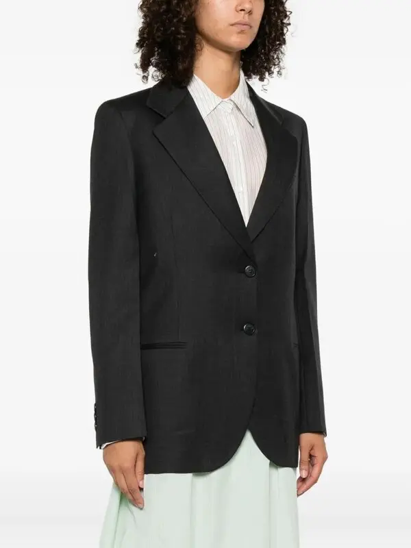 Prada Notched-lapels Wool Blazer