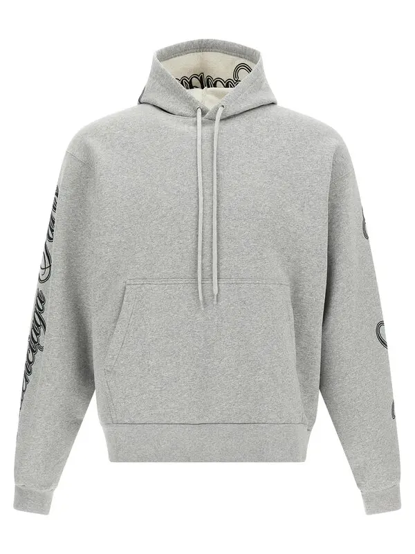 Balenciaga Cursive' Hoodie - Gray