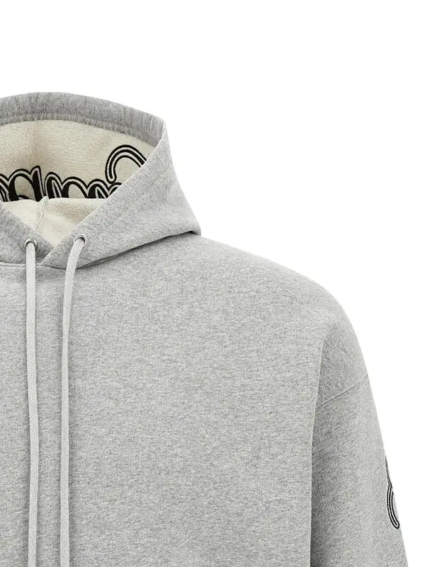 Balenciaga Cursive' Hoodie - Gray