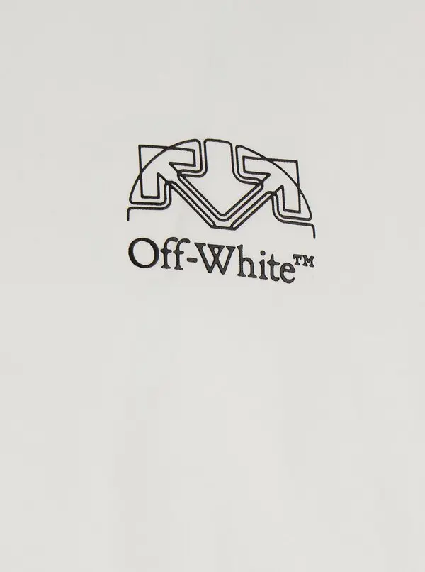 Off-White Shirt With Long Sleeves And Collar In For