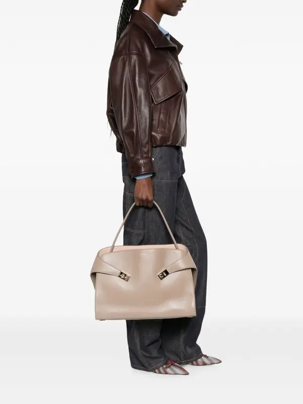 FERRAGAMO Hug Medium Leather Shoulder Bag - Multicolor