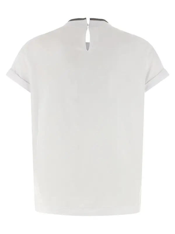 Brunello Cucinelli Monile Jersey T-shirt - White