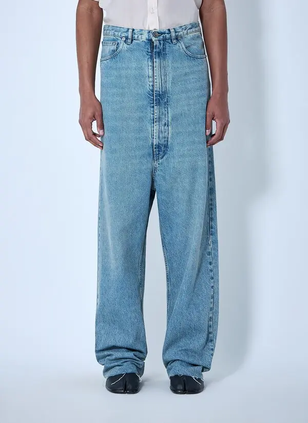 MAISON MARGIELA Wide-leg Denim Trousers - Blue