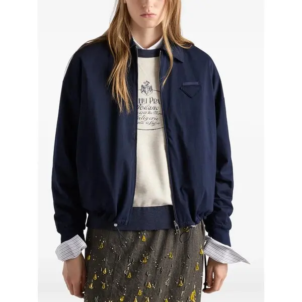 Prada Neutrals Tops Sweatshirts - Cream