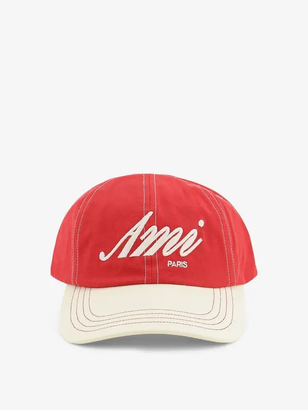 AMI Paris Cotton Hat - Multicolor