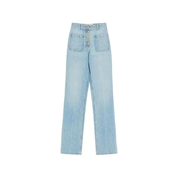 Valentino Garavani Denim Straight-leg Jeans - Blue