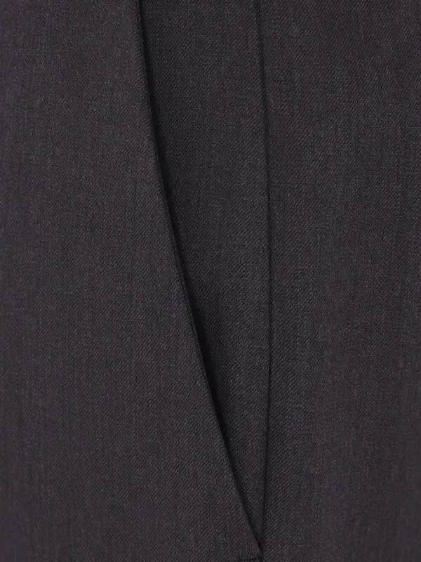Prada Safety-pin Detail Wool Trousers