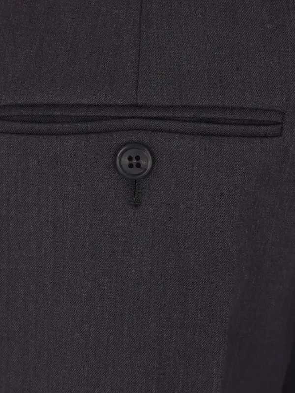 Prada Safety-pin Detail Wool Trousers