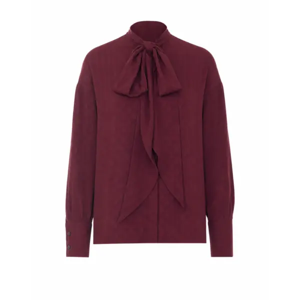 Etro Paisley Motif And Foulard Silk Mix Jacquard Shirt - Red