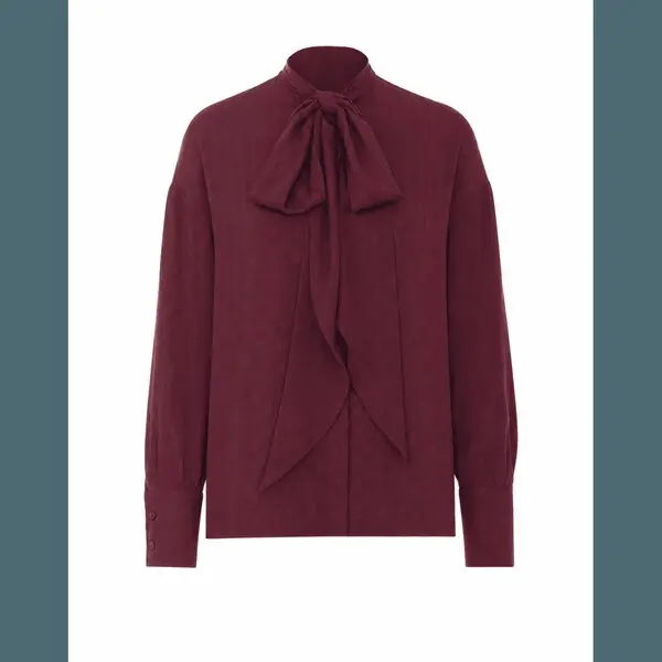 Etro Paisley Jacquard Silk Mix Shirt - Red