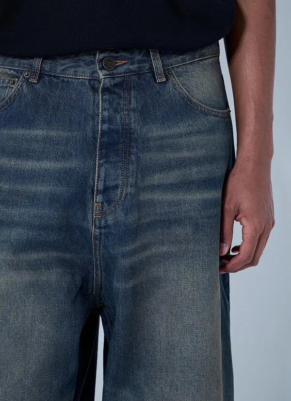 Vetements Wide-leg Denim Trousers