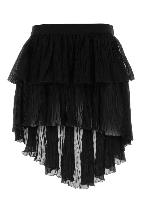 Blumarine Crepe Mini Skirt
