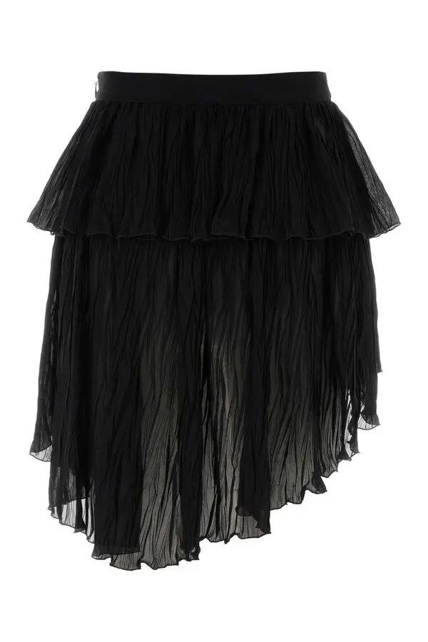 Blumarine Crepe Mini Skirt