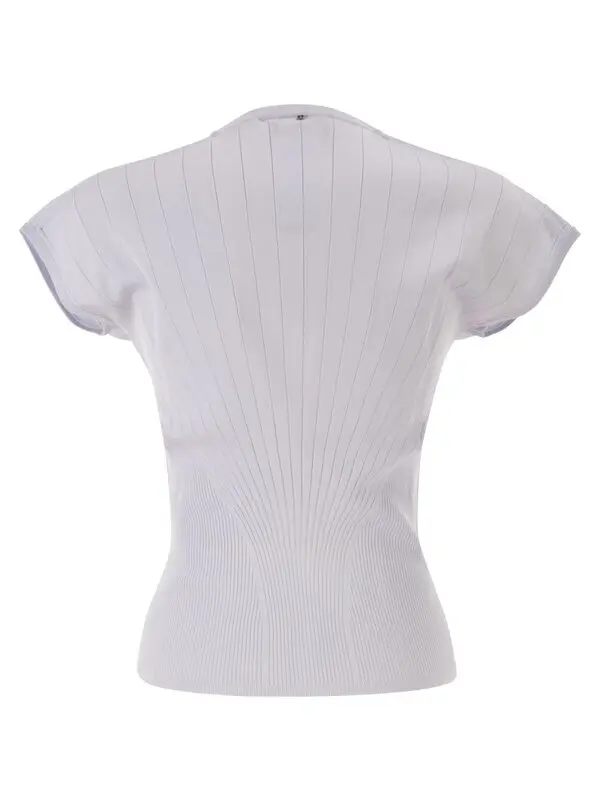 Sportmax Ribbed Viscose Jumper - Blue
