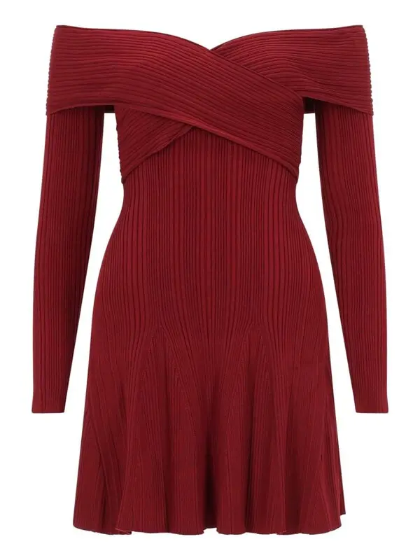 SELF-PORTRAIT Viscose Mini Dress - Multicolor