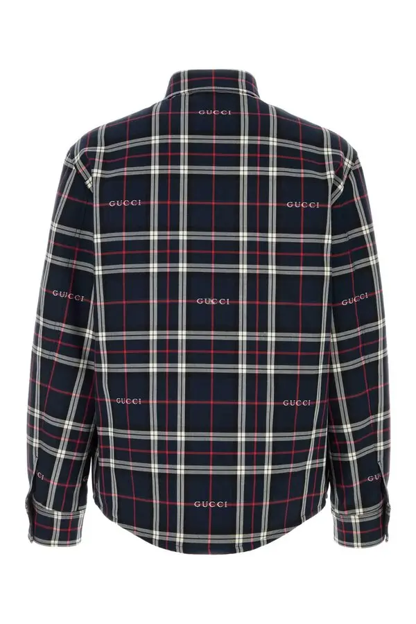 Gucci Embroidered Cotton Shirt