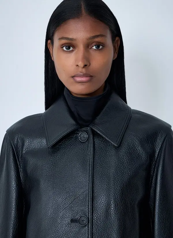 TOTEME Grained Leather Jacket