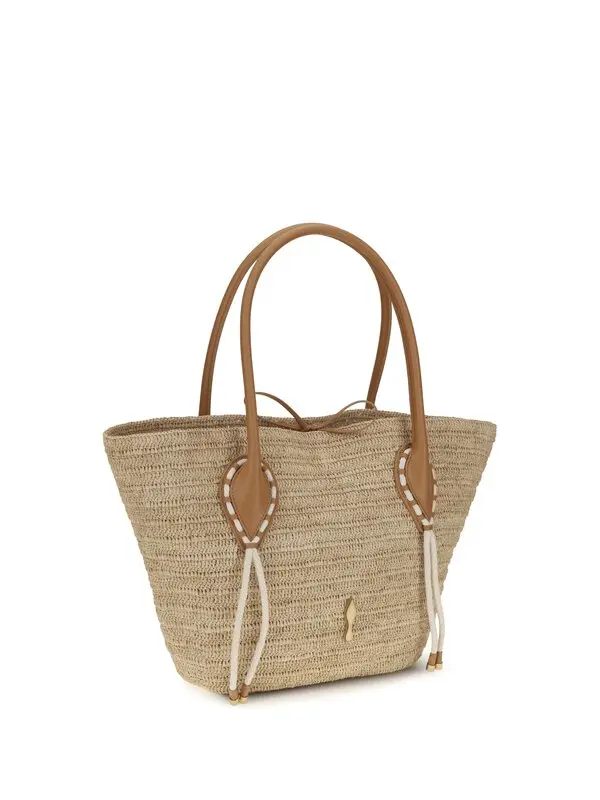 CHRISTIAN LOUBOUTIN Venus Basket Bag - Cream