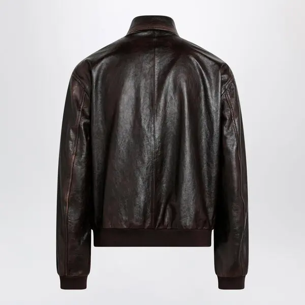 Prada Nappa Leather Bomber Jacket