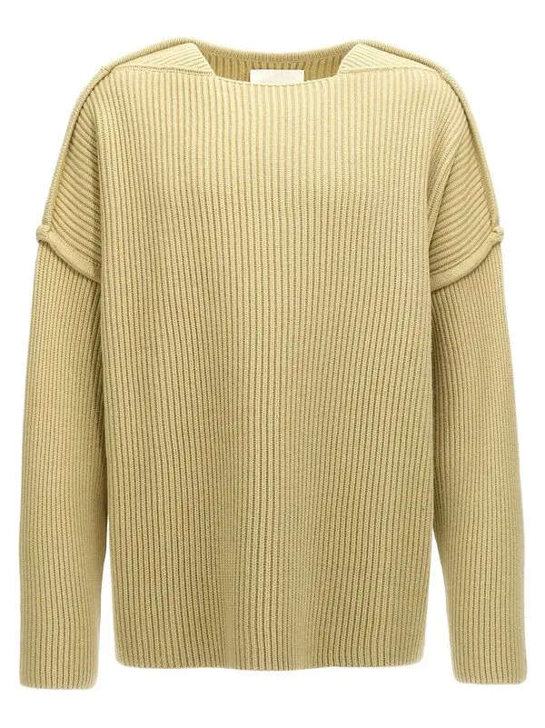 JIL SANDER Geometric Neckline Sweater