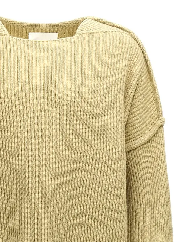 JIL SANDER Geometric Neckline Sweater