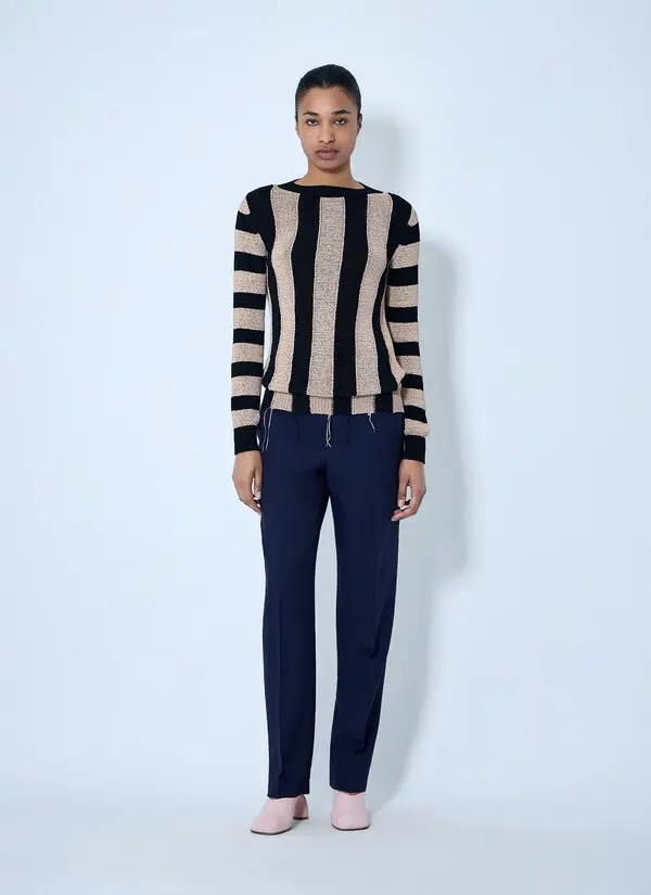 Dries Van Noten Striped Knit Sweater