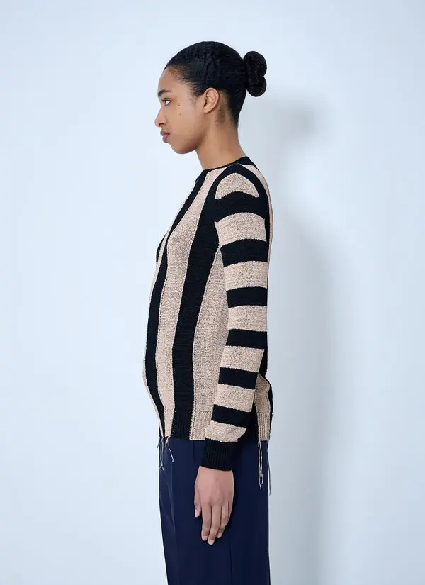 Dries Van Noten Striped Knit Sweater
