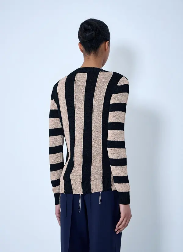 Dries Van Noten Striped Knit Sweater