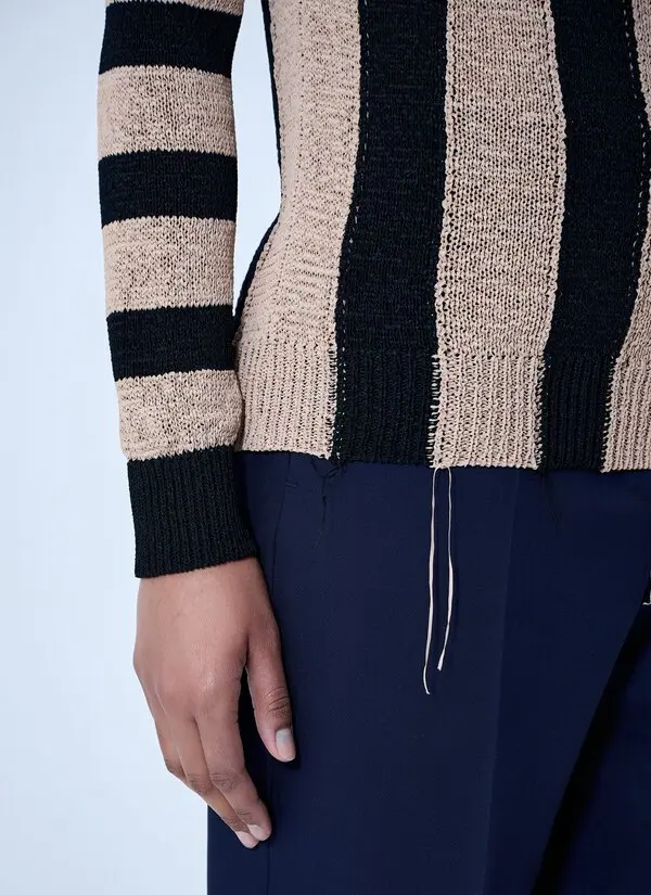 Dries Van Noten Striped Knit Sweater