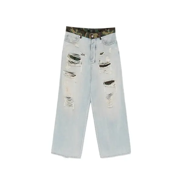 Amiri Denim Wide-leg Jeans