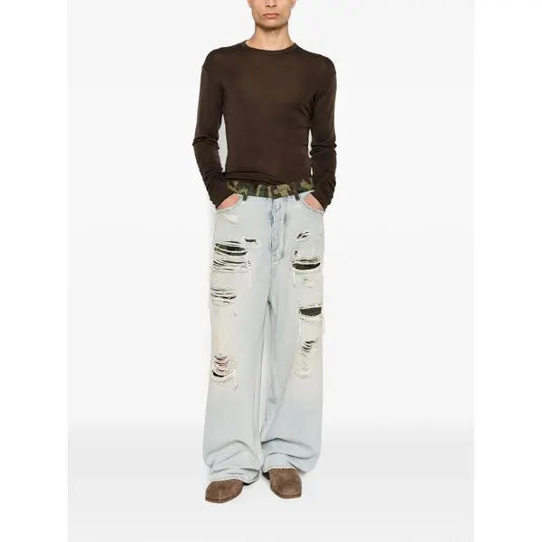 Amiri Denim Wide-leg Jeans