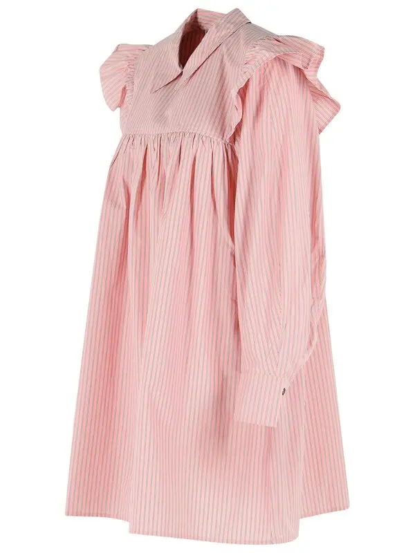 GANNI Cotton Dress - Pink