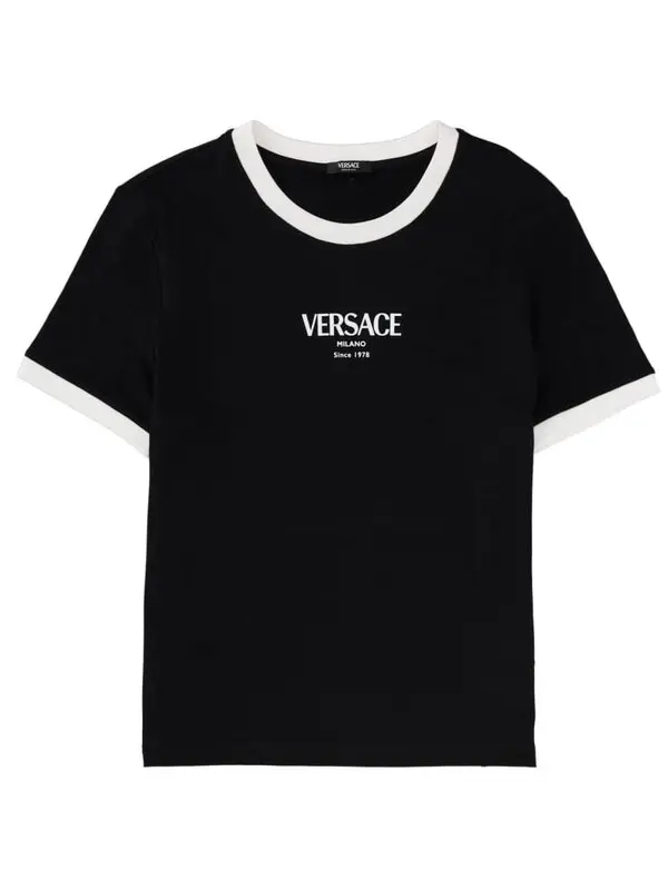 Versace Logo T-shirt - Black