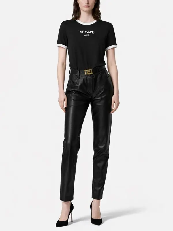 Versace Logo T-shirt - Black