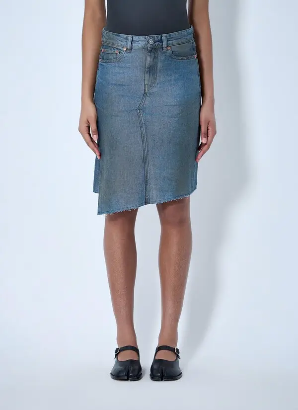 Our Legacy Asymmetric Denim Skirt