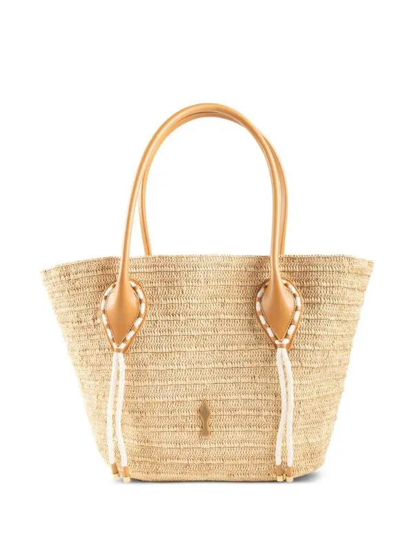 CHRISTIAN LOUBOUTIN Venus Large Rafia Tote - Multicolor