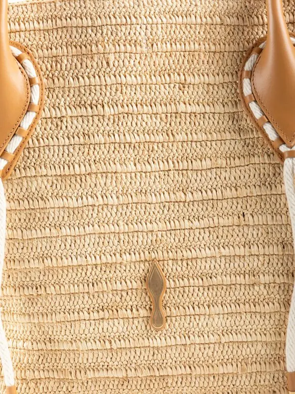 CHRISTIAN LOUBOUTIN Venus Large Rafia Tote - Multicolor