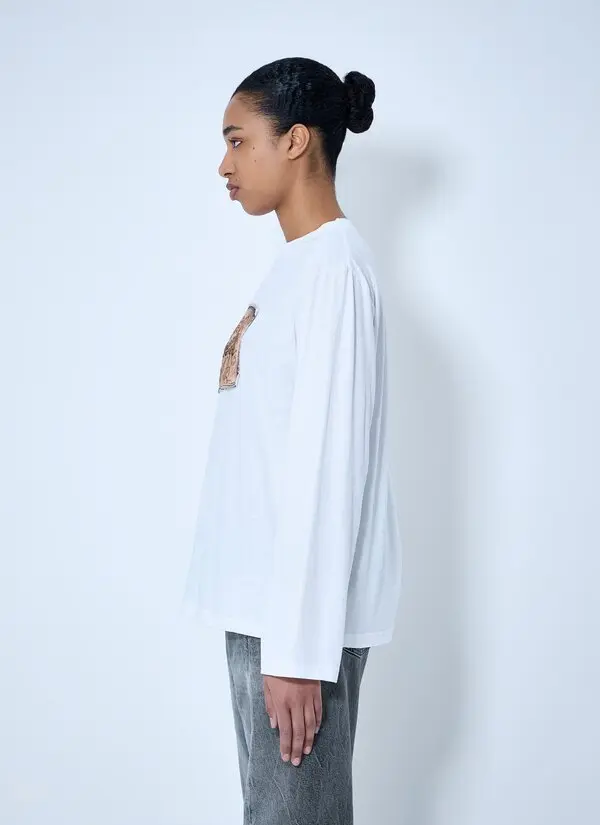 Acne Studios Graphic Print Long Sleeve T-shirt